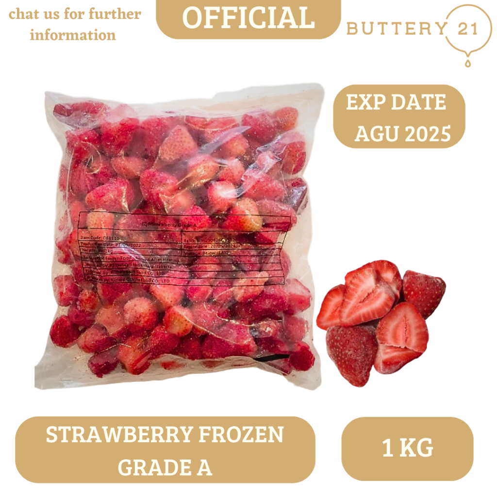 Jual STRAWBERRY FROZEN PREMIUM GRADE A / BUAH BEKU BUAH FROZEN | Shopee ...