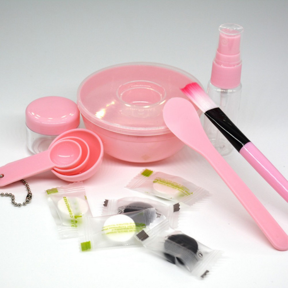 Jual Mangkok Masker Set 9 in 1 / Mask Tools Set Kuas Alat Make Up ...