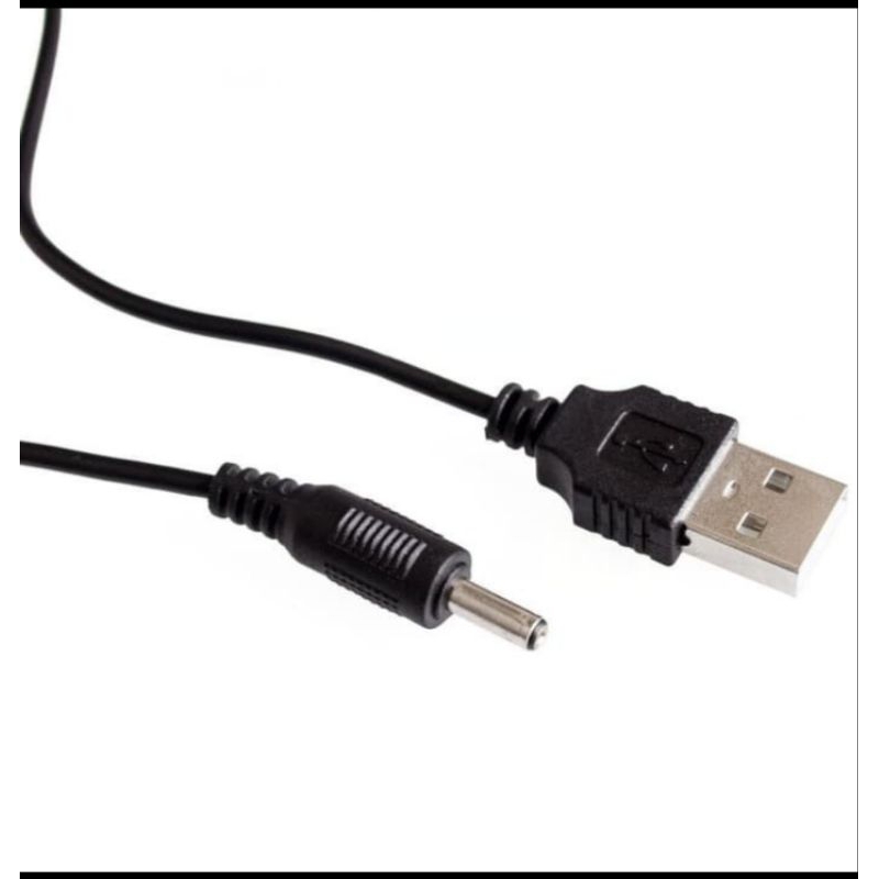 Jual USB To DC Jack 1,35×3,5mm Adapter Kabel Adaptor USB To Jack DC ...