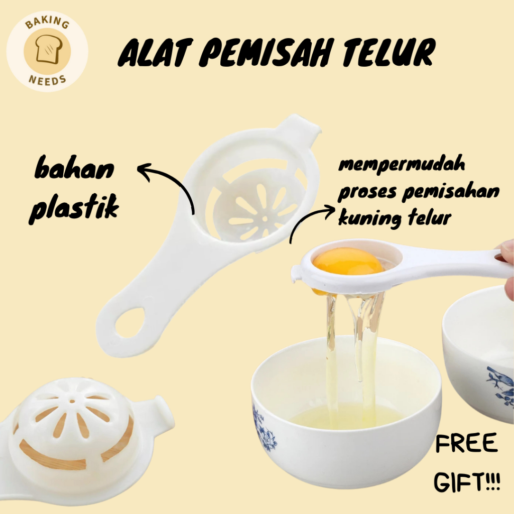 Jual Alat Pemisah Kuning dan Putih Telur Egg White Separator | Shopee ...