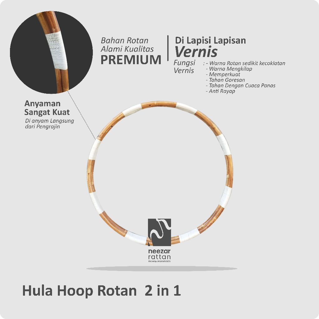 Jual Hula Hoop / hulahoop / hulahop / holahop Rotan 90 cm 2 in 1 & 3 in 1 | Shopee Indonesia