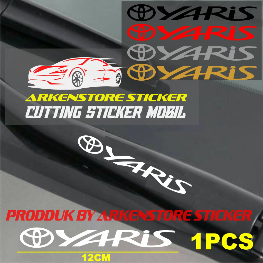 Jual STICKER WIPER TALANG AIR MOBIL YARIS CUTTING STIKER WIPER TALANG ...