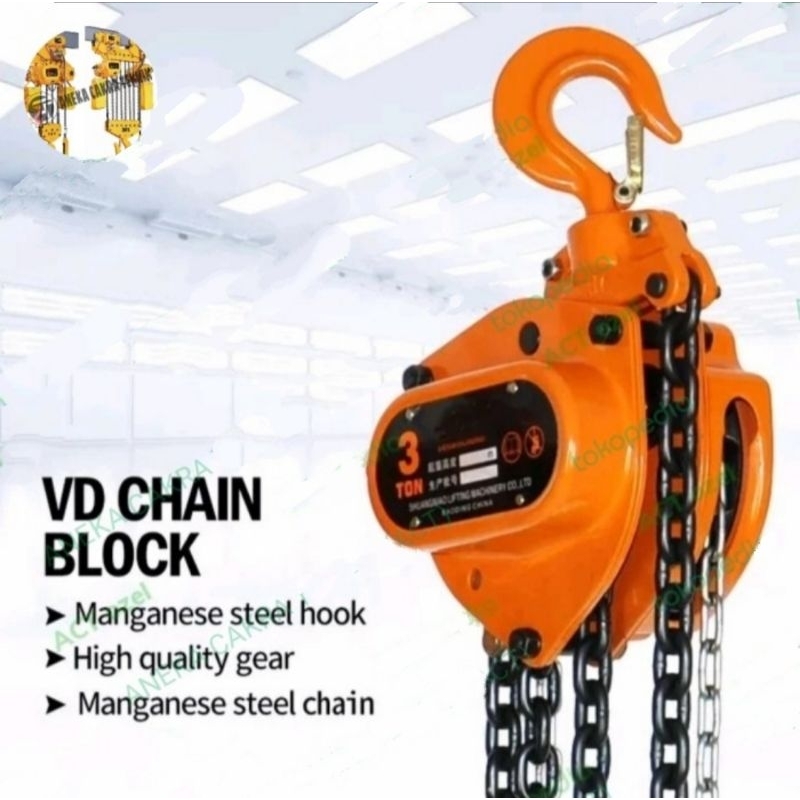 Jual Chain Block 2 Ton x 6 Meter WEKA GERMANY | Shopee Indonesia