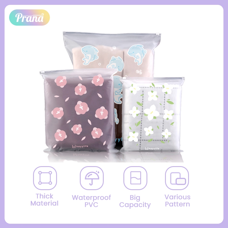 Jual PRANA Zipper Bag - Pouch Travel Organizer Storage Serbaguna ...