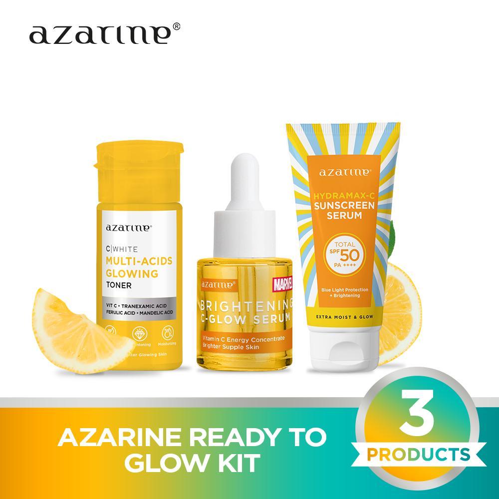 Jual Azarine Basic Skincare Kit (Sunscreen + Toner + Serum) [3PCS ...