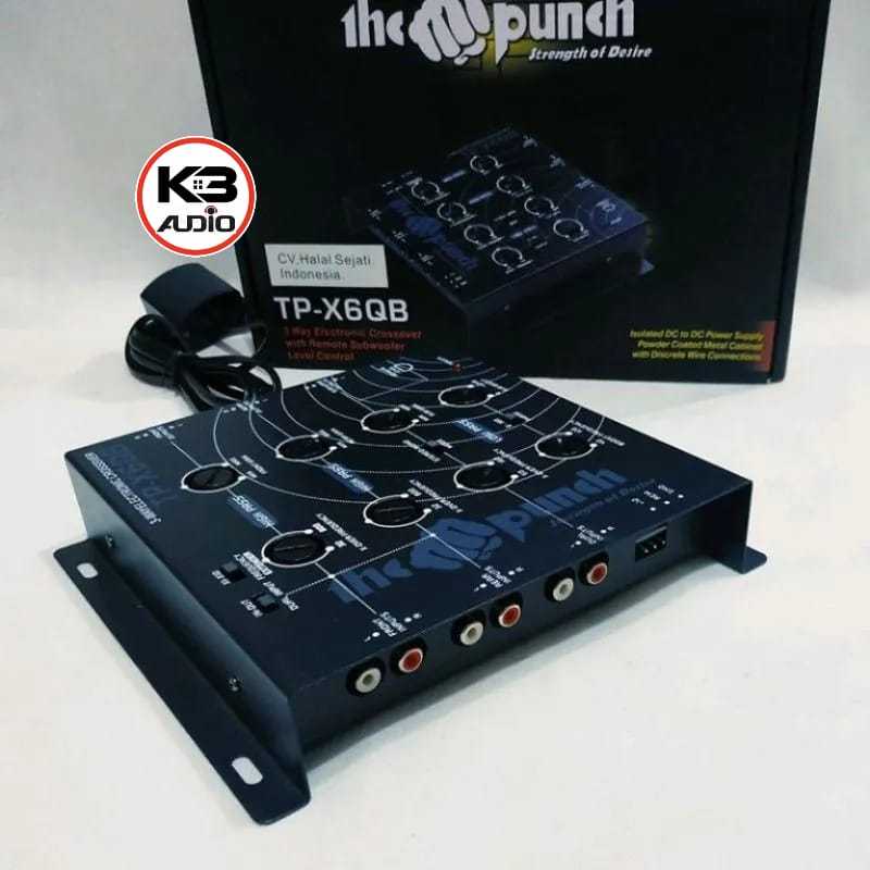Jual Crossover 3 Way The Punch Dilengkapi potensio control subwoofer ...