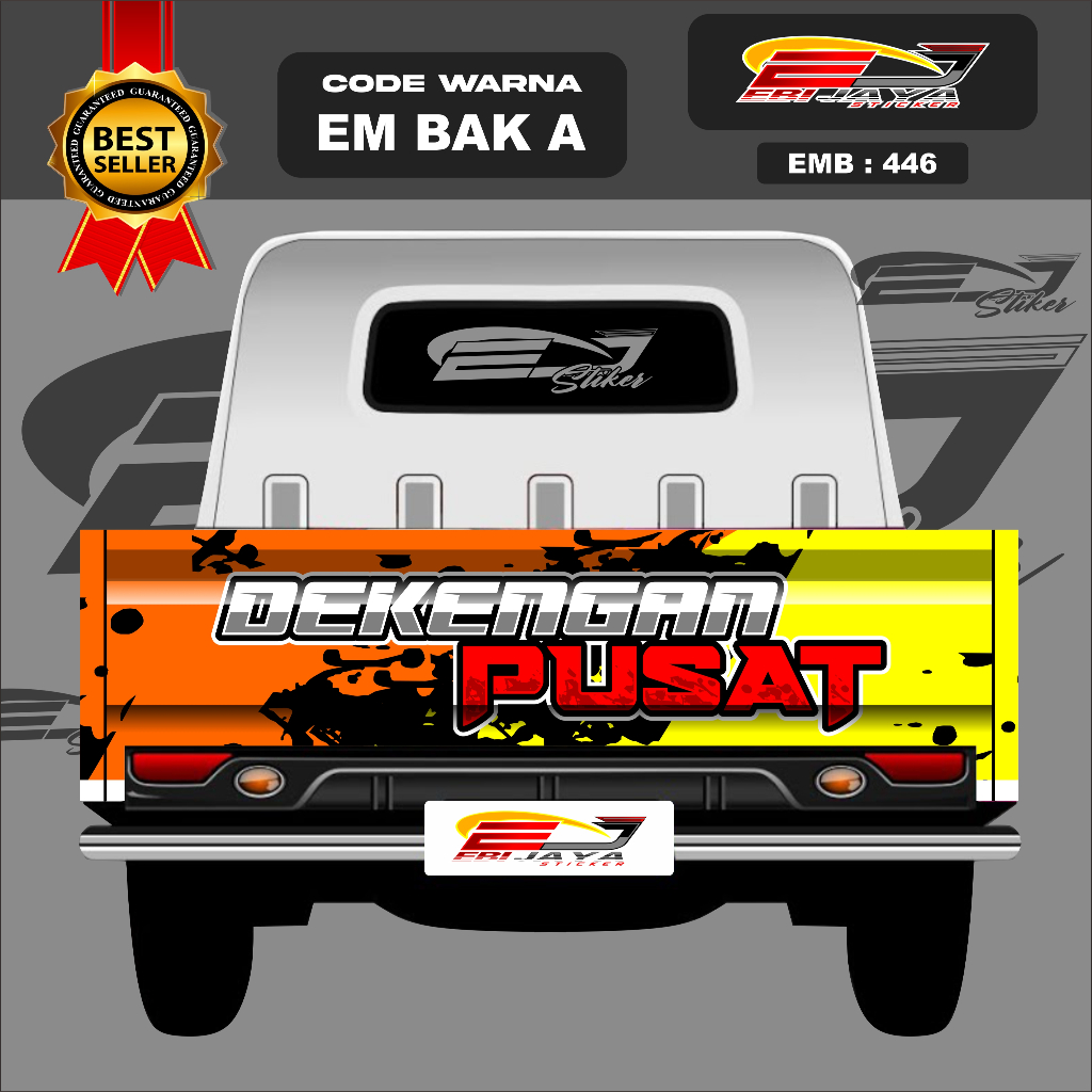 Jual STIKER MOBIL PICK UP BAK BELAKANG-STIKER DECAL PICK UP DEKENGAN ...