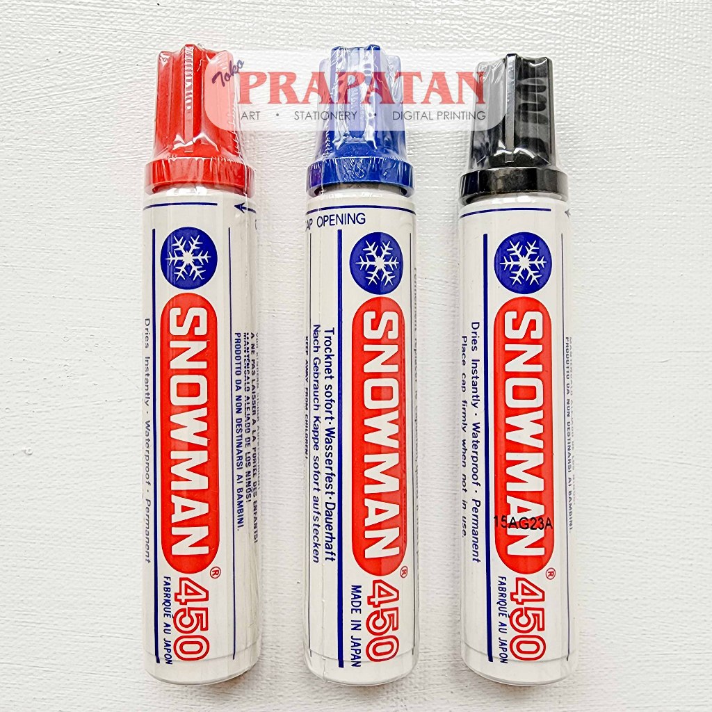 Jual Snowman Permanent Marker Besar 450 | Spidol Permanen | Shopee ...