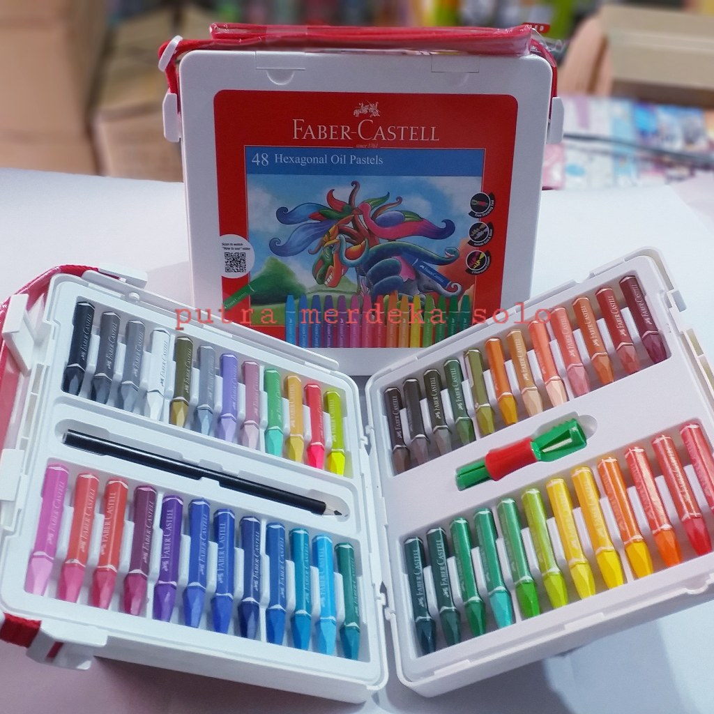 Jual Pastel / Crayon Faber 48 Warna , Oil Pastel Faber Castell 48 Warna ...