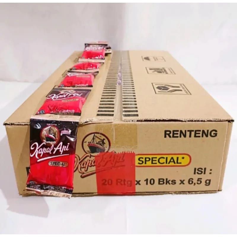 Jual [1 Karton] Kopi Kapal Api Special Merah 200 pcs X 6g Sachet ...