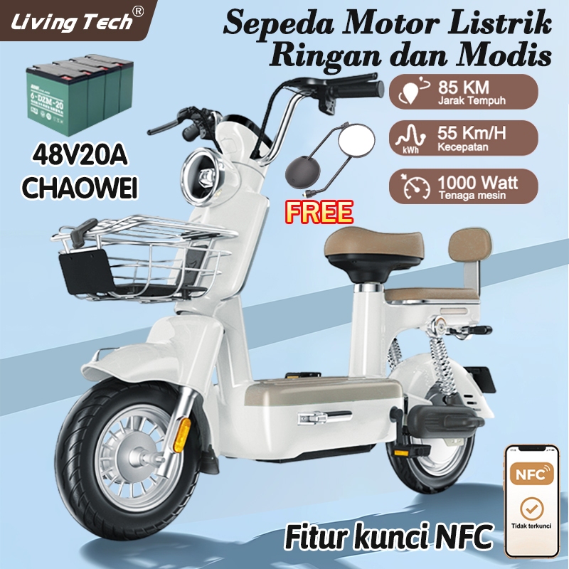 Jual Sepeda Motor Listrik Wanita yang Trendi dan Ringan - Dengan ...