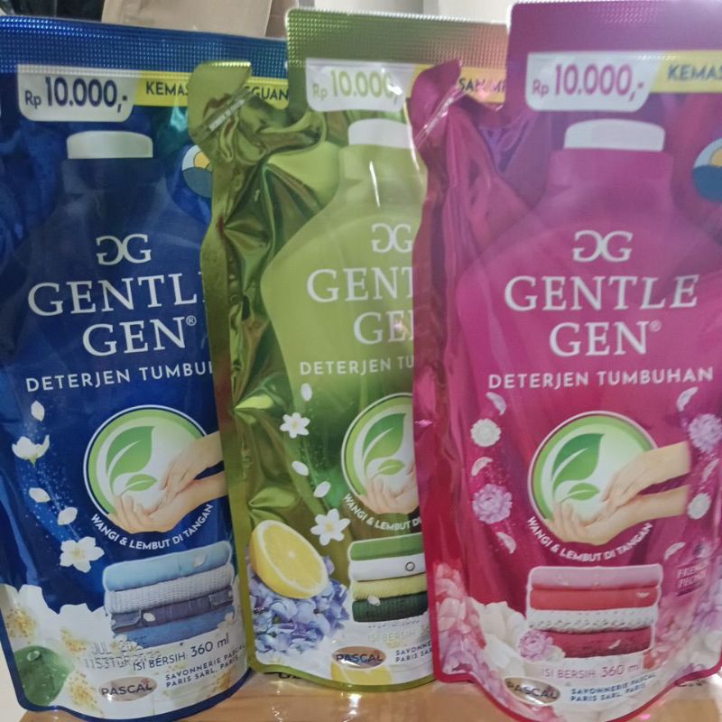 Jual gentlegen detergen cair pouch 360 ml | Shopee Indonesia