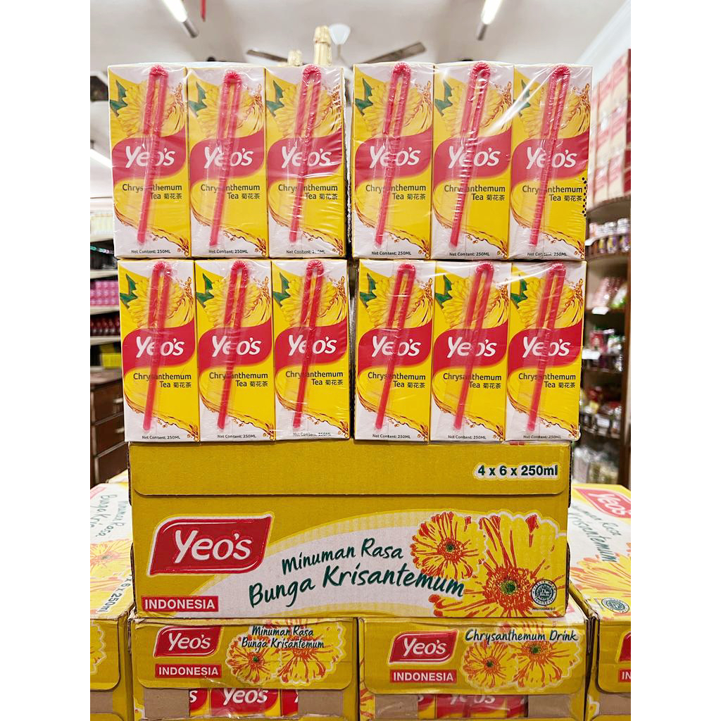 Jual TEH KEMBANG BUNGA KRISANTEMUM CHRYSANTHEMUM YEOS KOTAK 1 DUS ...