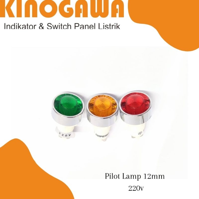 Jual Pilot Lamp 14mm 220V Auspicious | Shopee Indonesia