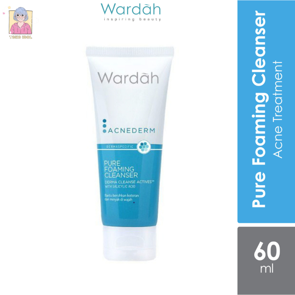 Jual (TERLARIS) WARDAH ACNEDERM FACIAL WASH, FACIAL WASH WARDAH, FACIAL ...