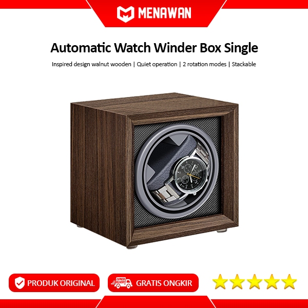 Jual Automatic Watch Winder Display Kotak Jam Tangan Alat Pemutar Jam ...