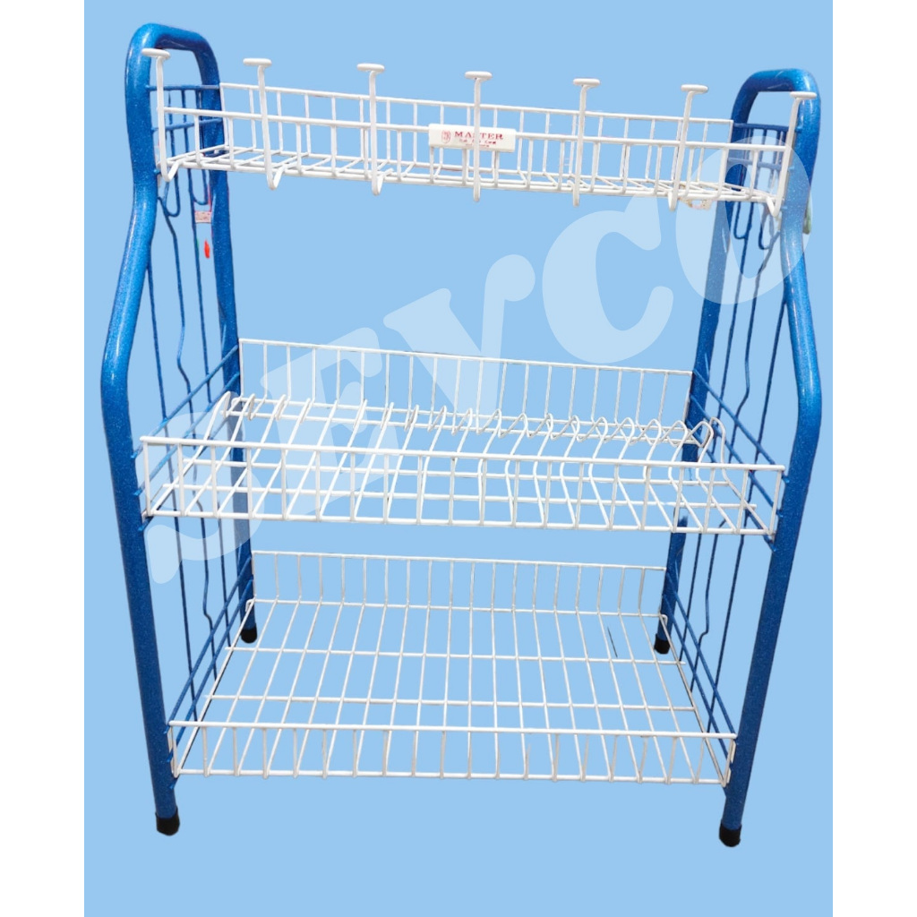 Jual Rak Piring Besi Master Susun 3 / Rak piring | Shopee Indonesia