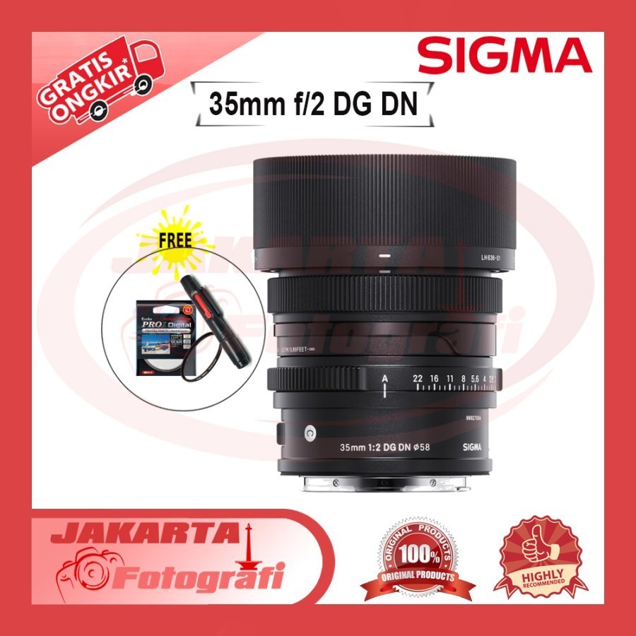 Jual Lensa Sigma 35mm f2 DG DN Contemporary Lens for Sony E Mount ...