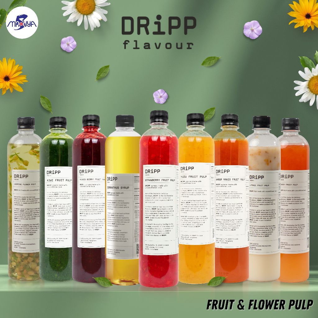 Jual DRiPP Fruit Pulp (Sirup Rasa Bubur Buah ) Untuk Minuman Restoran ...