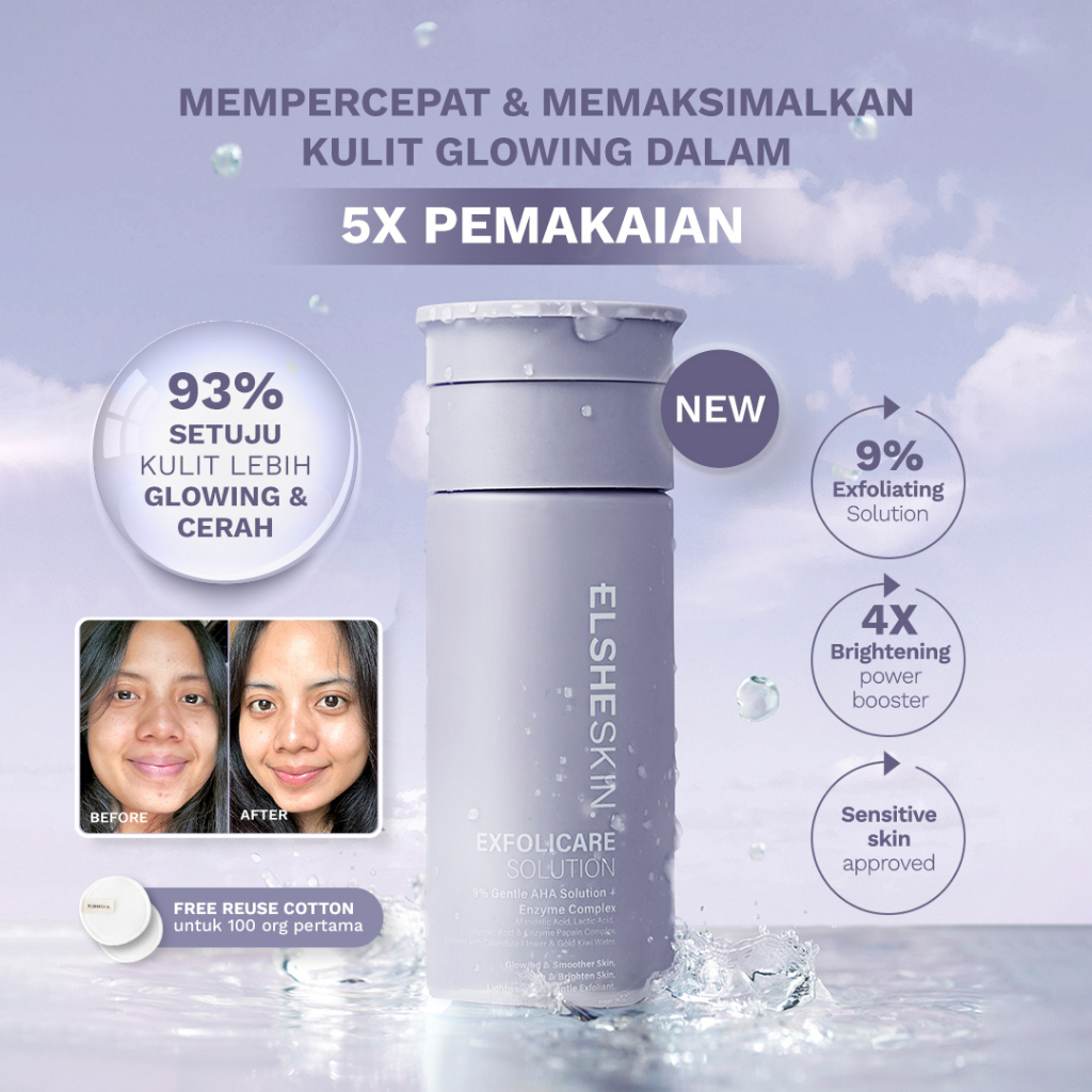 Jual Elsheskin Exfolicare Solution 100 g - Toner Eksfoliasi Wajah ...