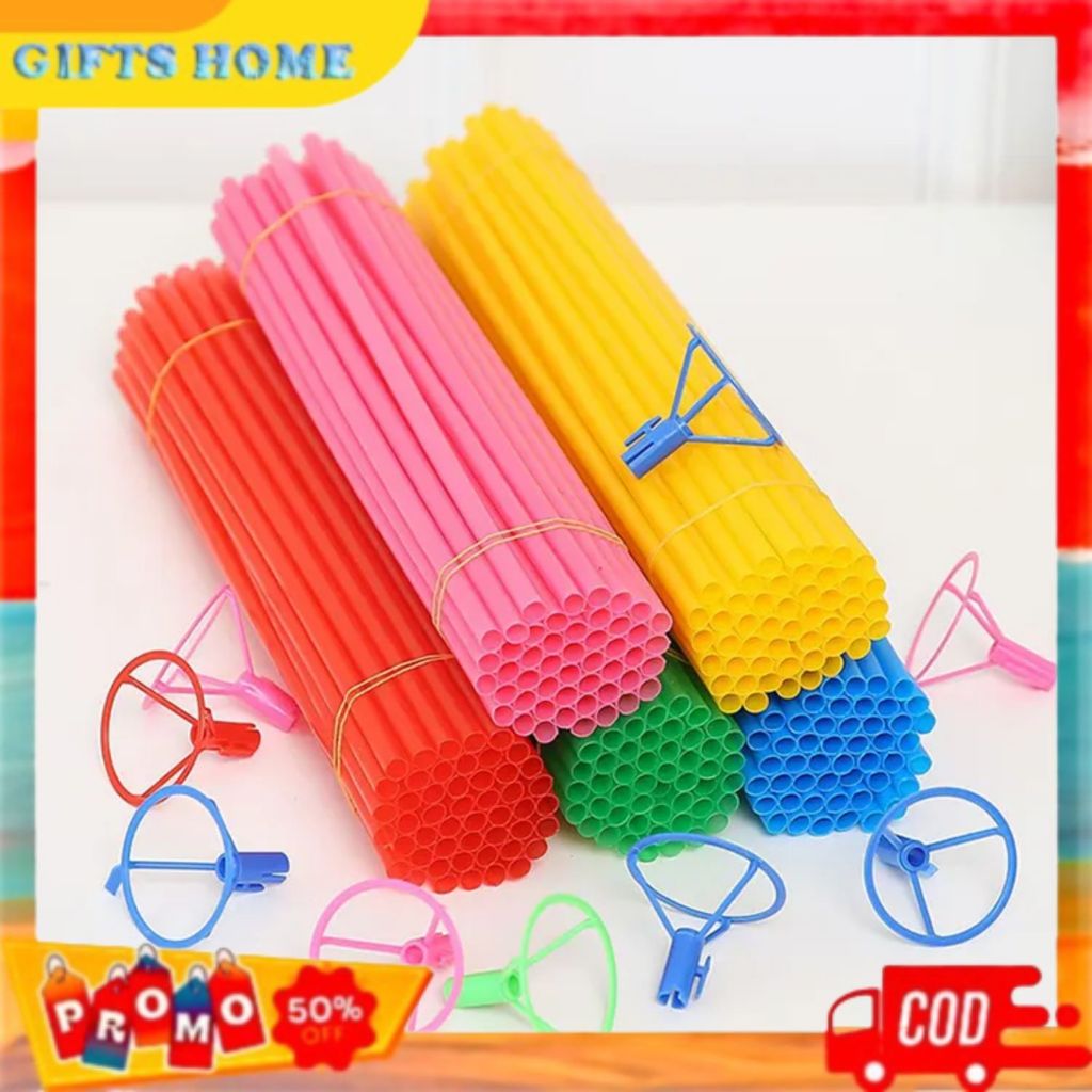 Jual Stik Balon Gede Warna Warni / Stik Balon karet / Stik Balon ...