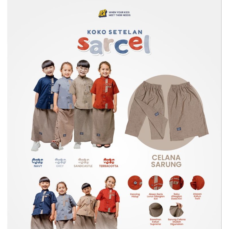 Jual NEW KOKO SETELAN SARCEL HOOFLA USIA 1-10 TAHUN | Shopee Indonesia