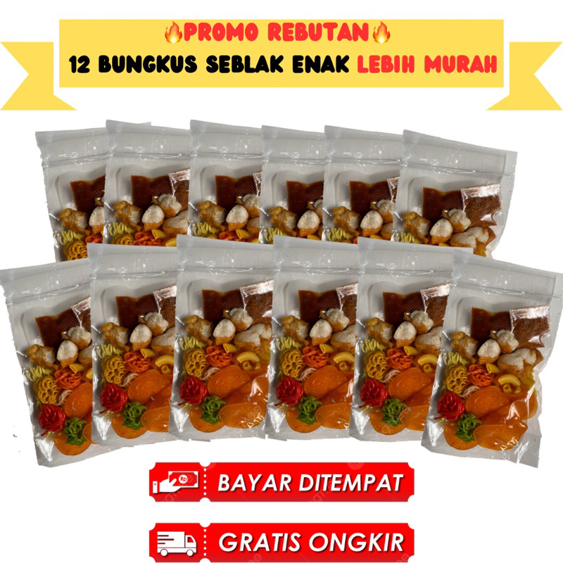 Jual 12 Bungkus Seblak Enak Bumbu Basah | Shopee Indonesia