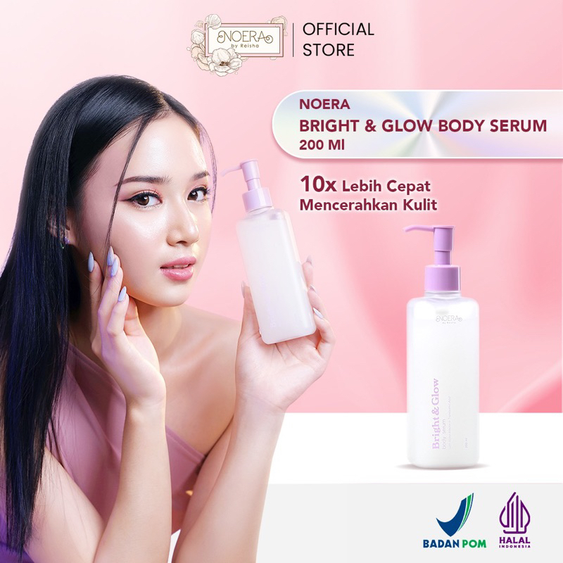 Jual Noera Bright & Glow Body Serum | Body Serum Whitening | 10x Extra ...