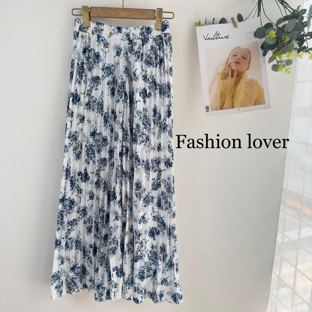 Jual ROK SERUT BAHAN HYGET PREMIUM IMPORT / ROK MOTIF BUNGA PANJANG ...