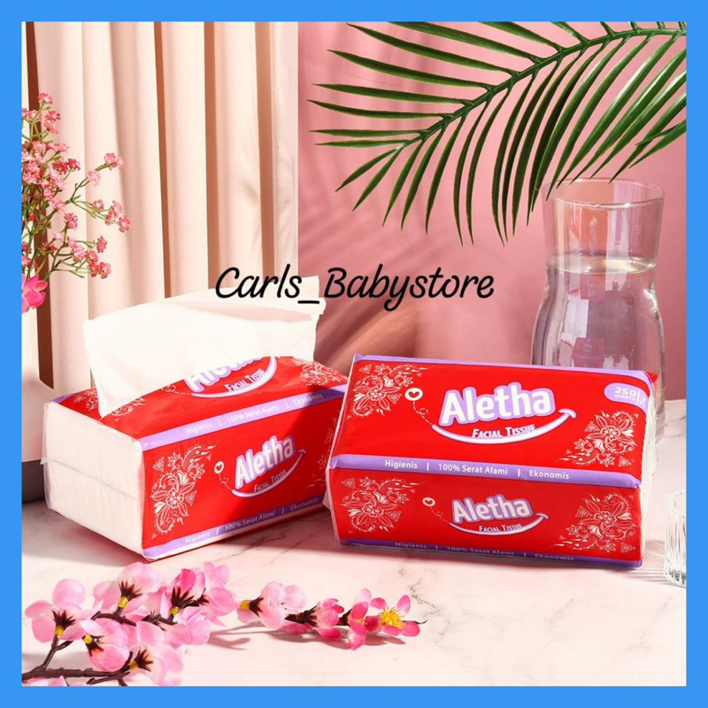 Jual ALETHA FACIAL TISSUE 250 SHEETS 2 PLY - TISU WAJAH 250 LEMBAR ...