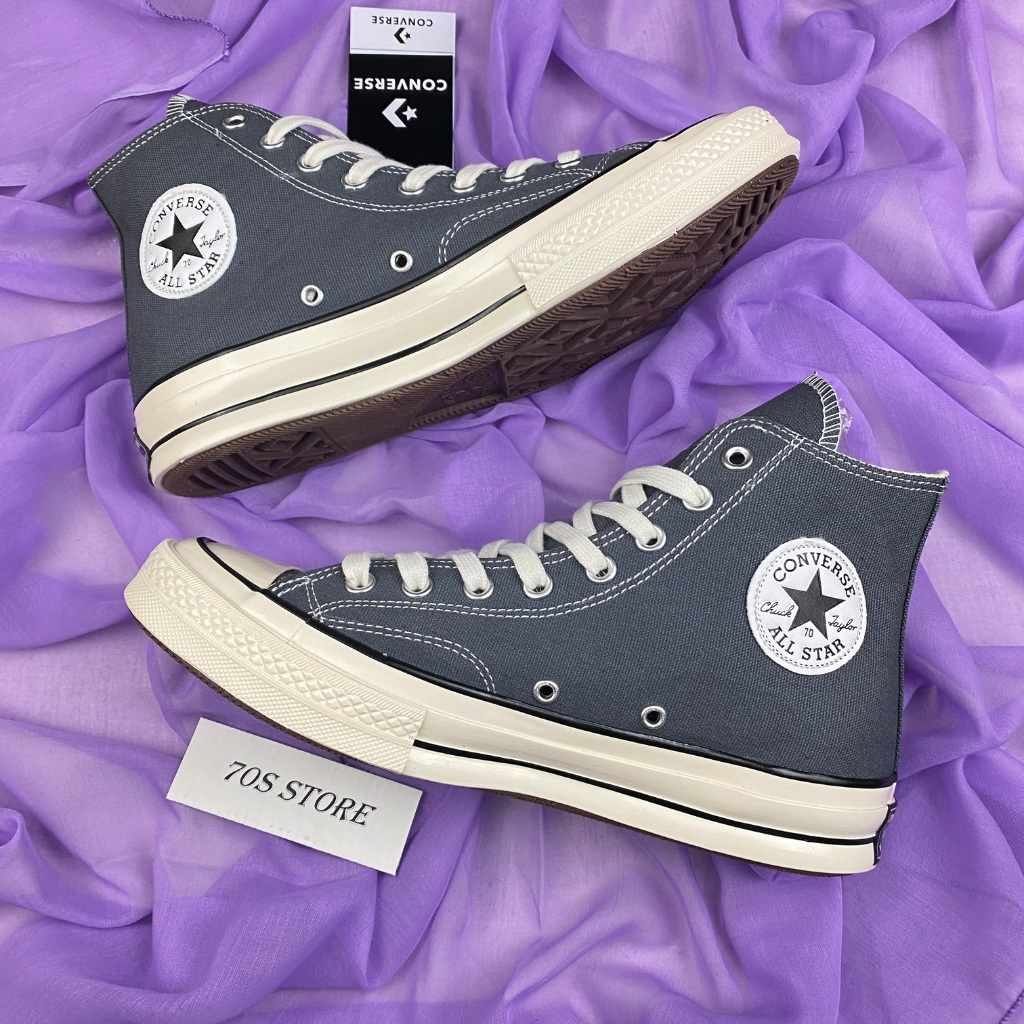 Jual Sepatu All star Converse Chuck 70 Grey White Sneakers Pria Wanita ...