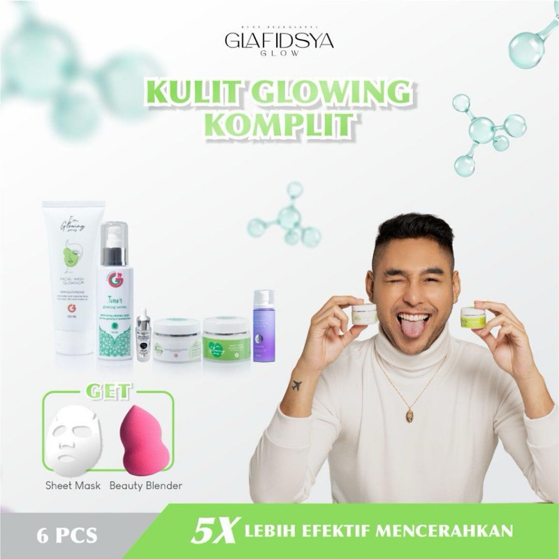 Jual Paket Glowing Komplit | Glafidsya | Skincare | Kosmetik By Dr Reza Gladys | Shopee Indonesia
