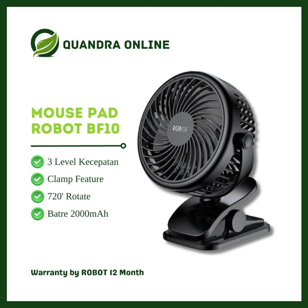 Jual KIPAS MINI FAN ROBOT RT-BF10 MINIFAN ASLI GARANSI RESMI 100% BARU ...