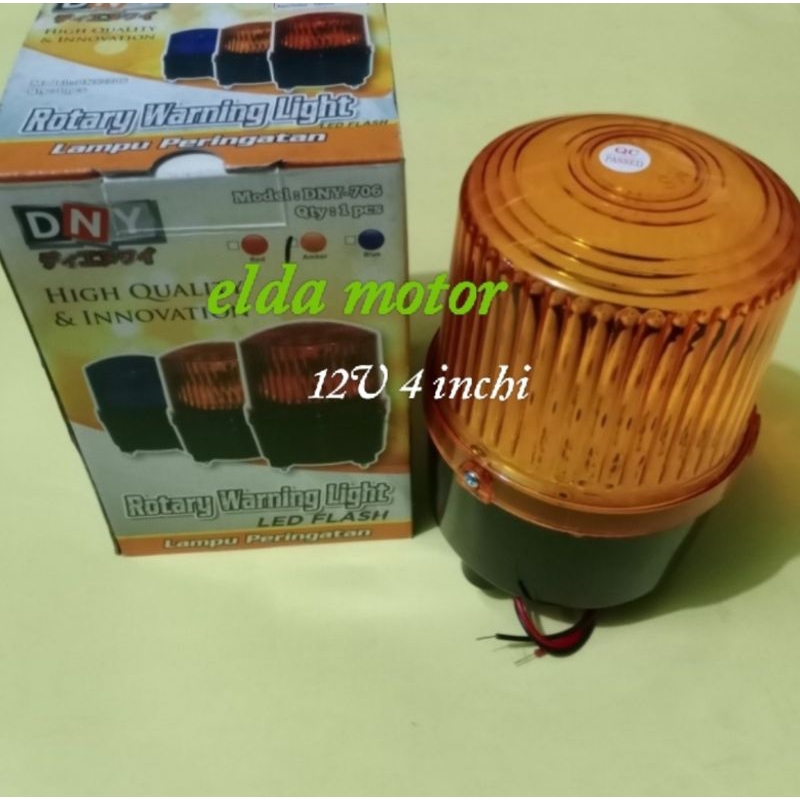 Jual Lampu Rotari Rotary 12V 4 inchi Led | Shopee Indonesia