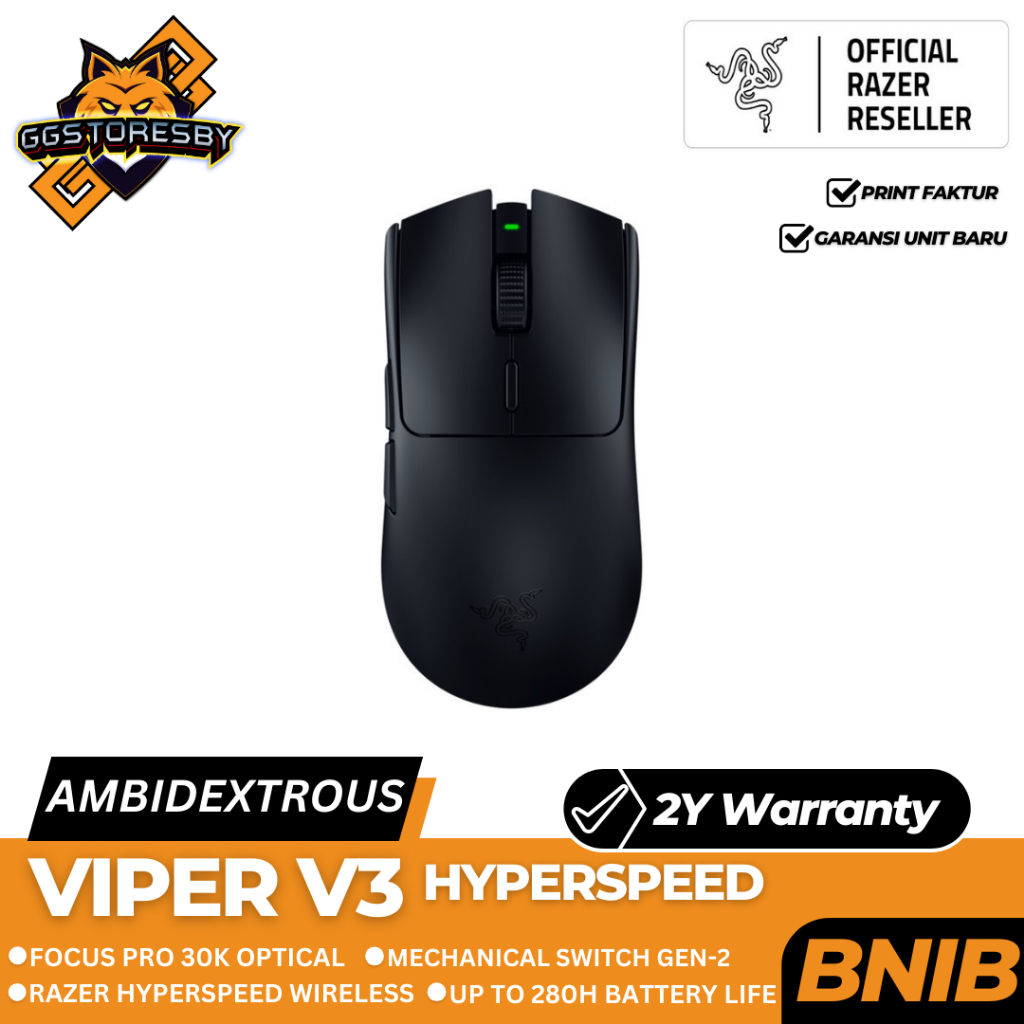 Jual Razer Viper V3 Hyperspeed Wireless Gaming Mouse | Shopee Indonesia