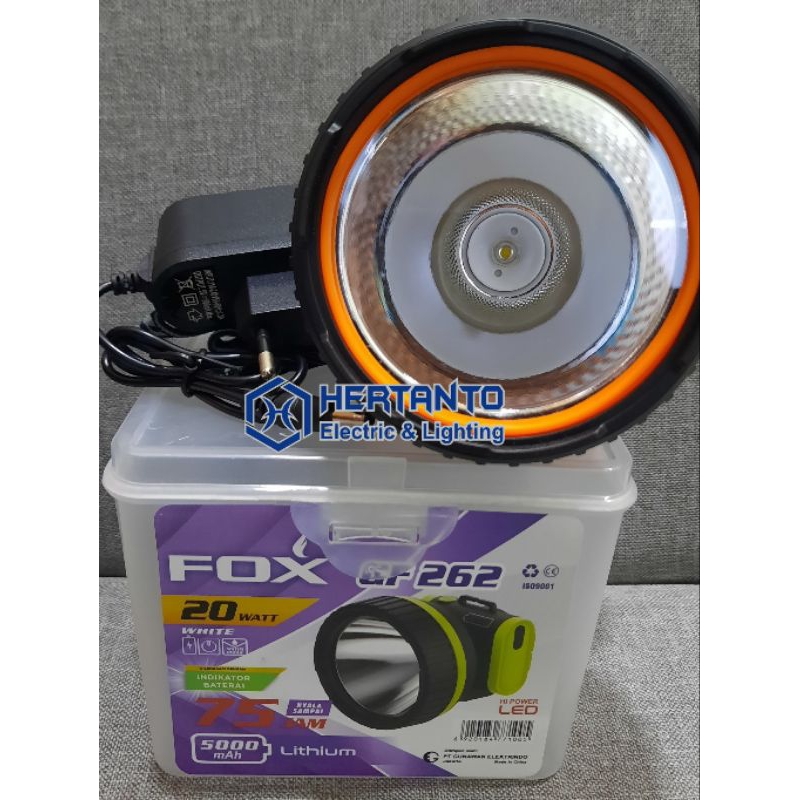 Jual SENTER KEPALA FOX GF-262 20WATT PUTIH | Shopee Indonesia