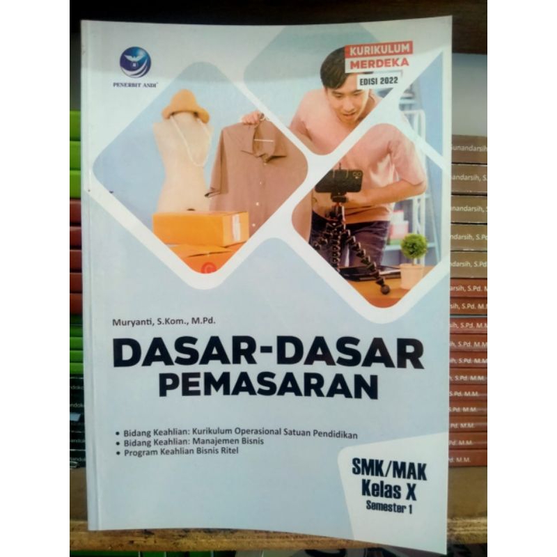 Jual Buku Dasar-dasar Pemasaran SMK Kelas 10 Semester 1 Kurikulum ...