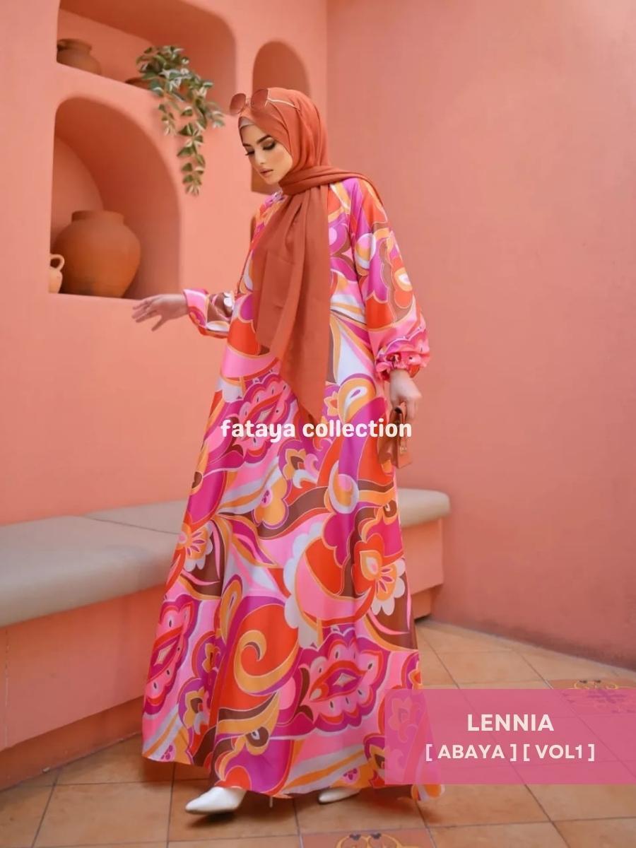 Jual Fataya Collection LENNIA Abaya Muslimah Yang Elegan dan Playful ...