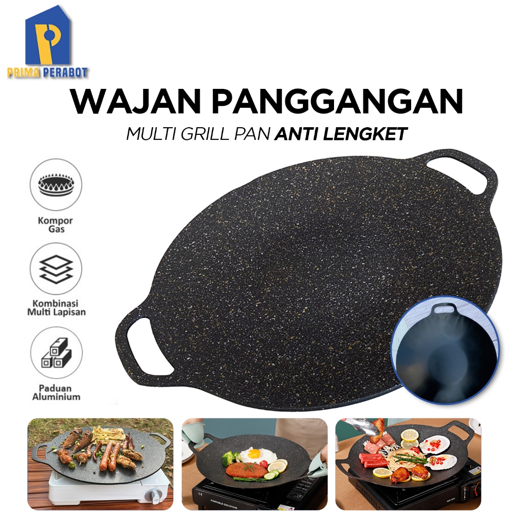 Jual Wajan Pemanggang Datar Baking Pan Bulat Pan Bakar Roti /Martabak ...