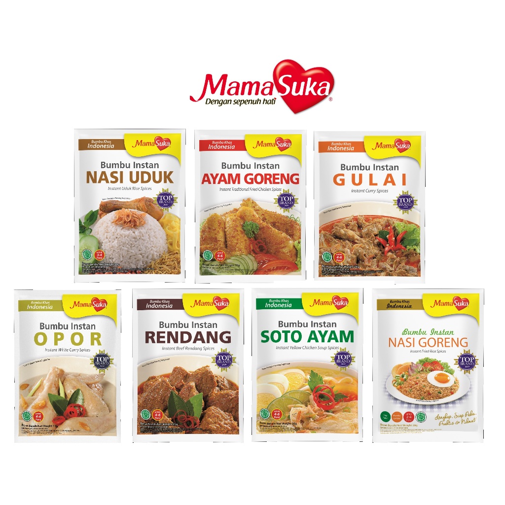 Jual MamaSuka Bumbu Instan Gulai / Ayam Goreng / Rendang /soto ayam/opor | Shopee Indonesia