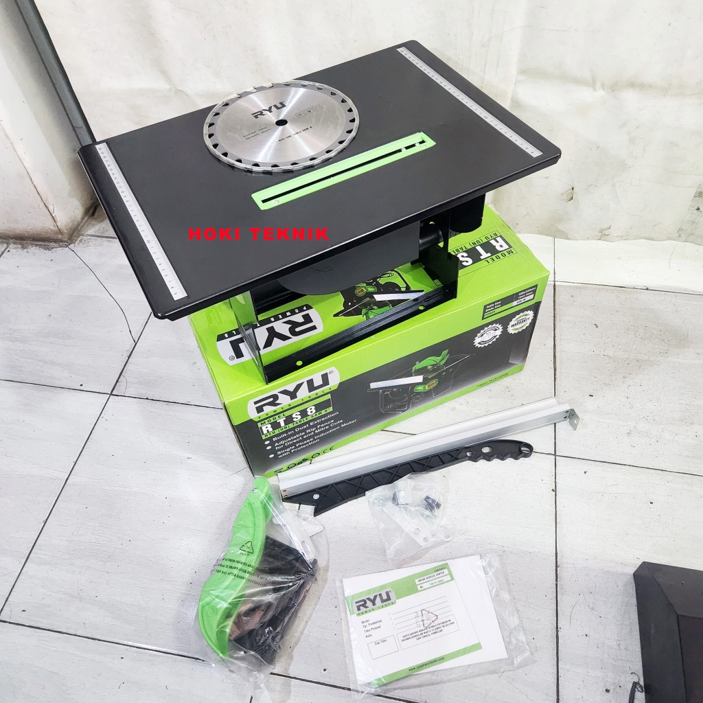 Jual Mesin Table Saw Ryu RTS 8 Gergaji Meja 8 inch | Shopee Indonesia