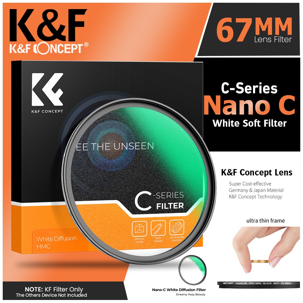 Jual KNF Concept 67mm Lens Filter Nano-C White Diffuser Filter K&F Concept | Shopee Indonesia