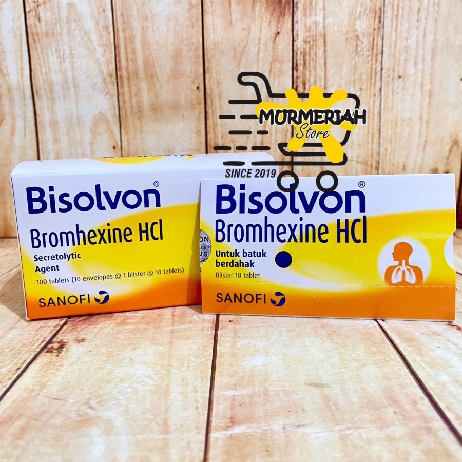 Jual BISOLVON Strip isi 10 Tablet Bromhexine HCl- Obat Batuk Berdahak ...