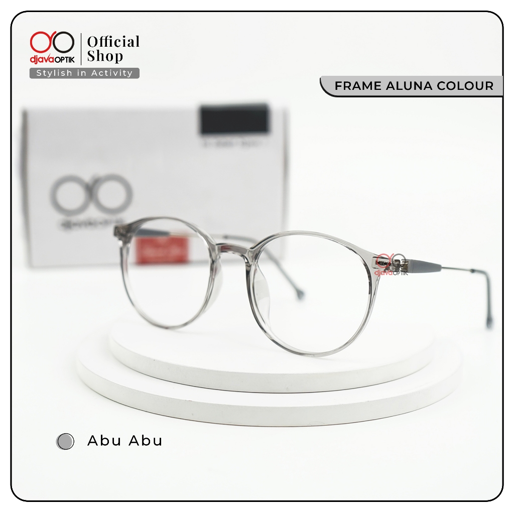 Jual DJAVA OPTIK - Frame Aluna - Kacamata Photocromic Korea Plastik Elastis | Shopee Indonesia