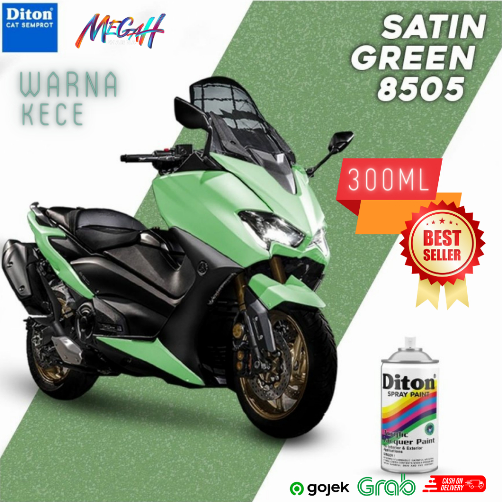 Jual pilok pilox diton 300cc varian hijau varian green grass green 837 ...
