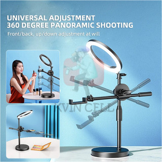 Jual Tripod Overhead Stand Hp Profesional Camera Ringlight + Lampu ...
