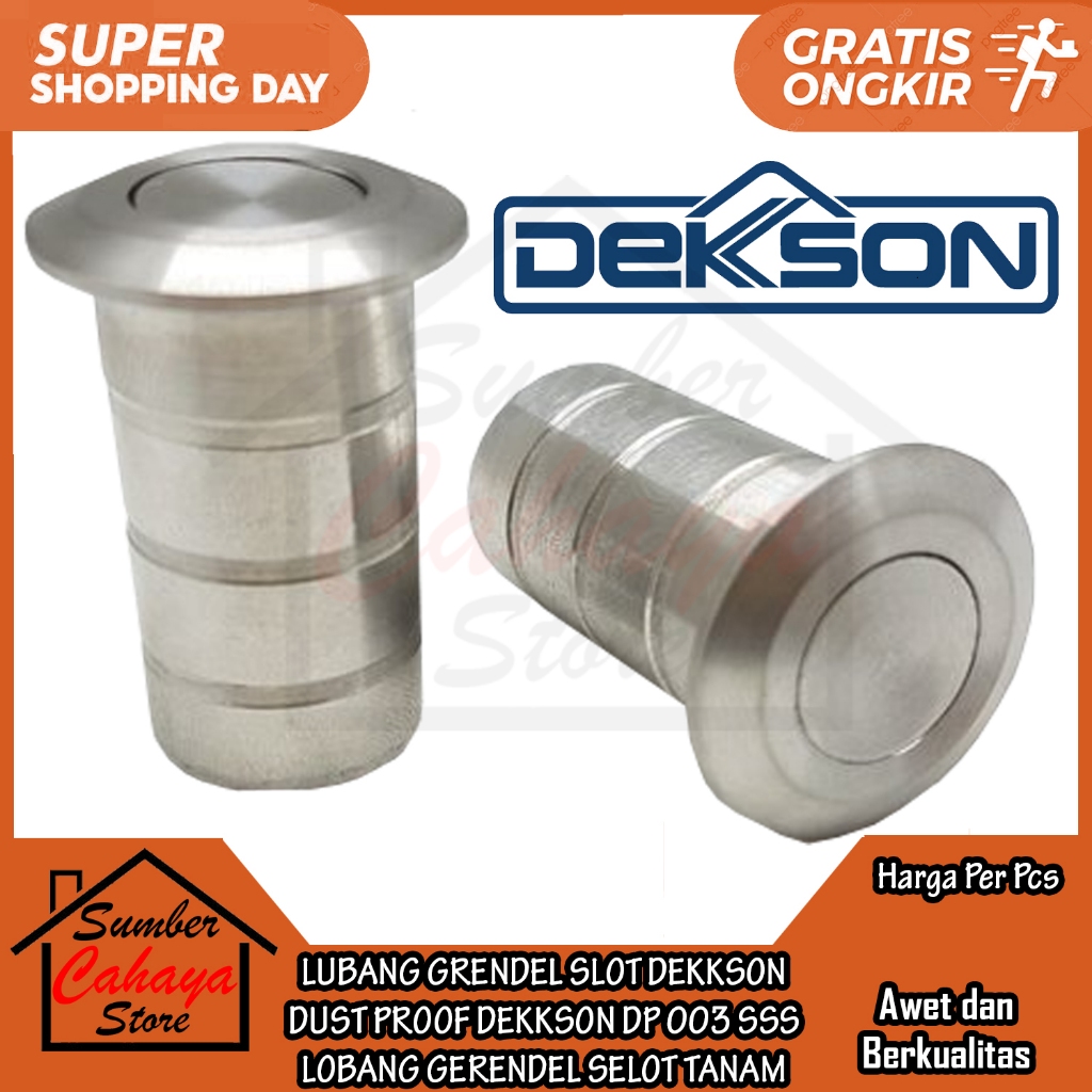 Jual Dekkson Dekson Dp 003 Sss Gerendel Pintu Tanam Tutup Penutup Lubang Slot Selot Dust Proof ...