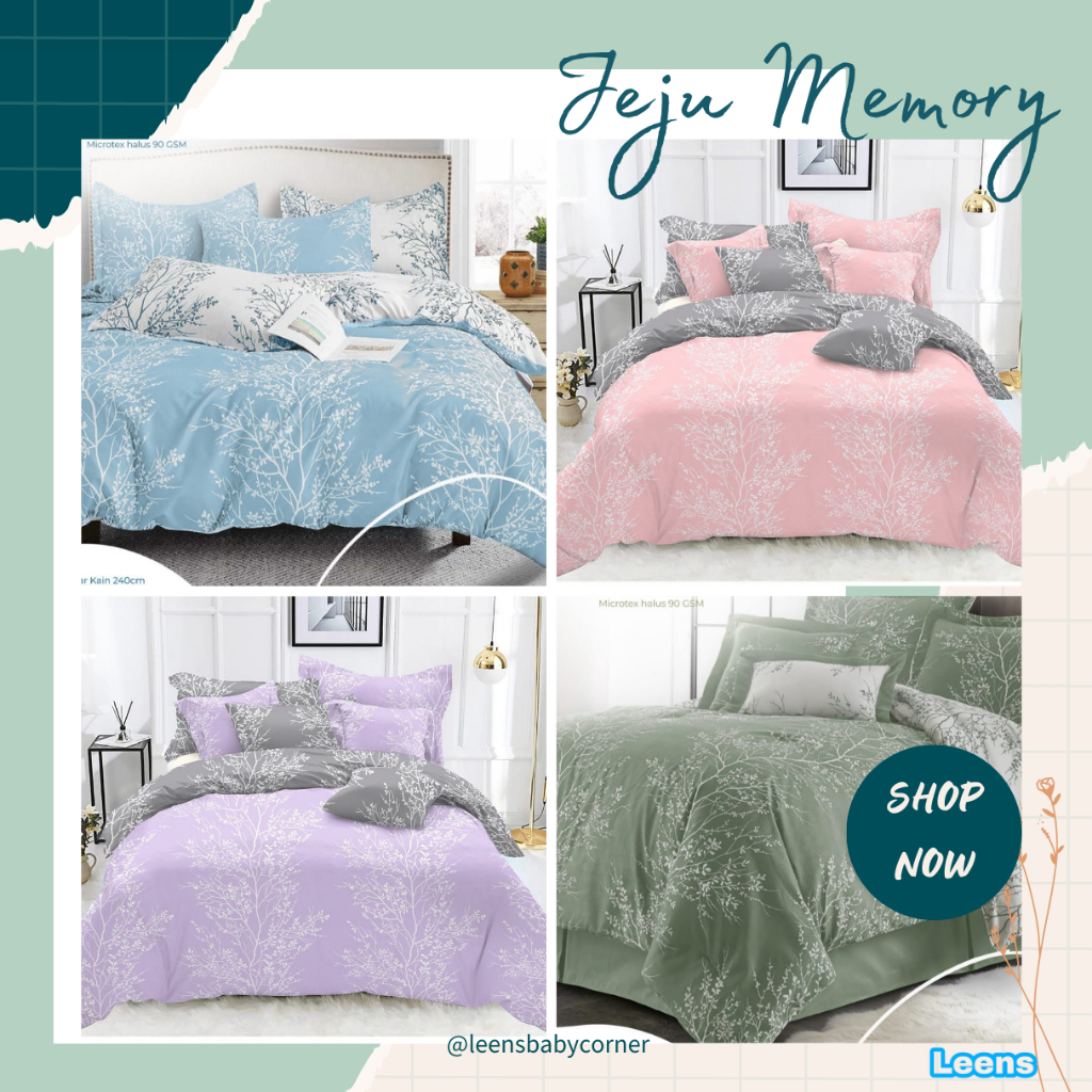 Jual LEENS-SPREI FULL SET MICROSILK DISPERSE SILK SPREI AESTHETIC SIZE ...