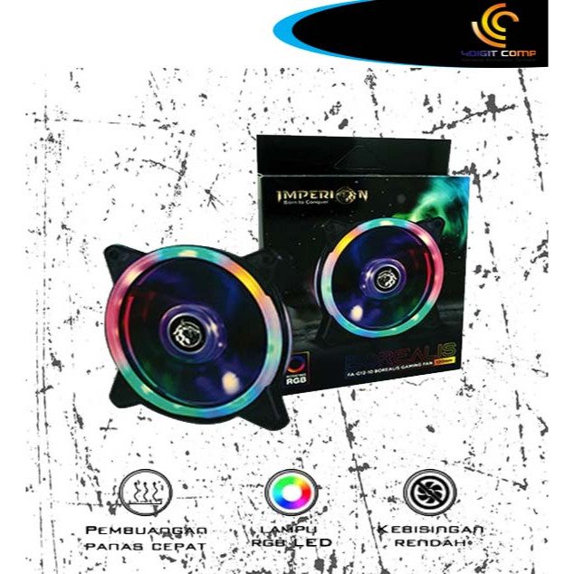 Jual Imperion Electroflow Fan Case Rgb - Fan Casing 12cm Rotating Rgb ...