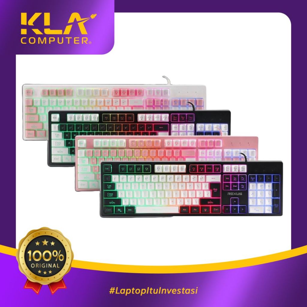 Jual Rexus K9E Battlefire Full Size Gaming Keyboard | Shopee Indonesia